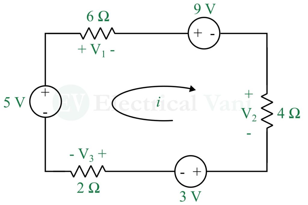 Kirchhoff's Voltage Law (KVL) – Statement And Examples - Electrical Vani