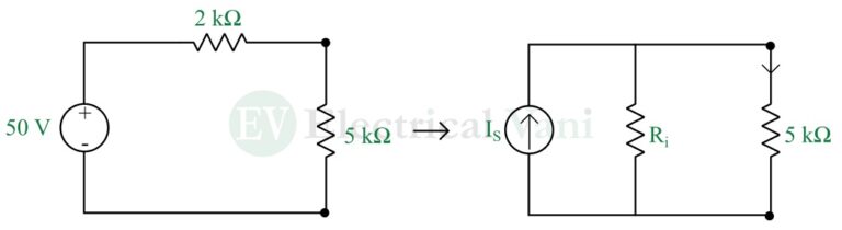 Source Transformation - Theory And Examples - Electrical Vani