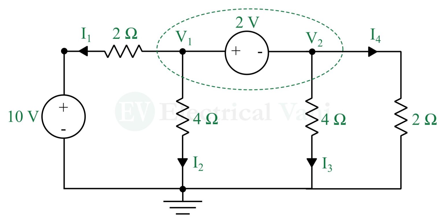 Nodal Analysis - Explanation And Examples - Electrical Vani