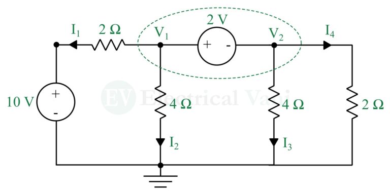 Nodal Analysis - Explanation And Examples - Electrical Vani